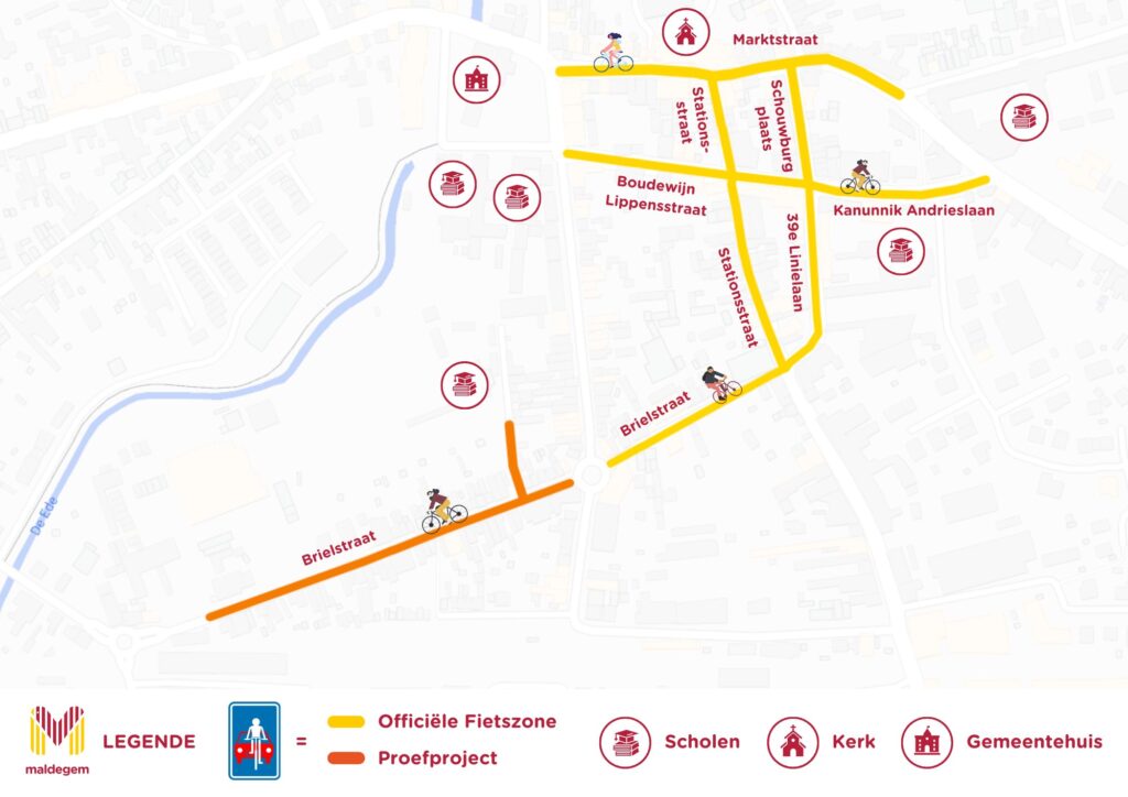 Van fietsstraten naar fietszone | Adegems Nieuws
